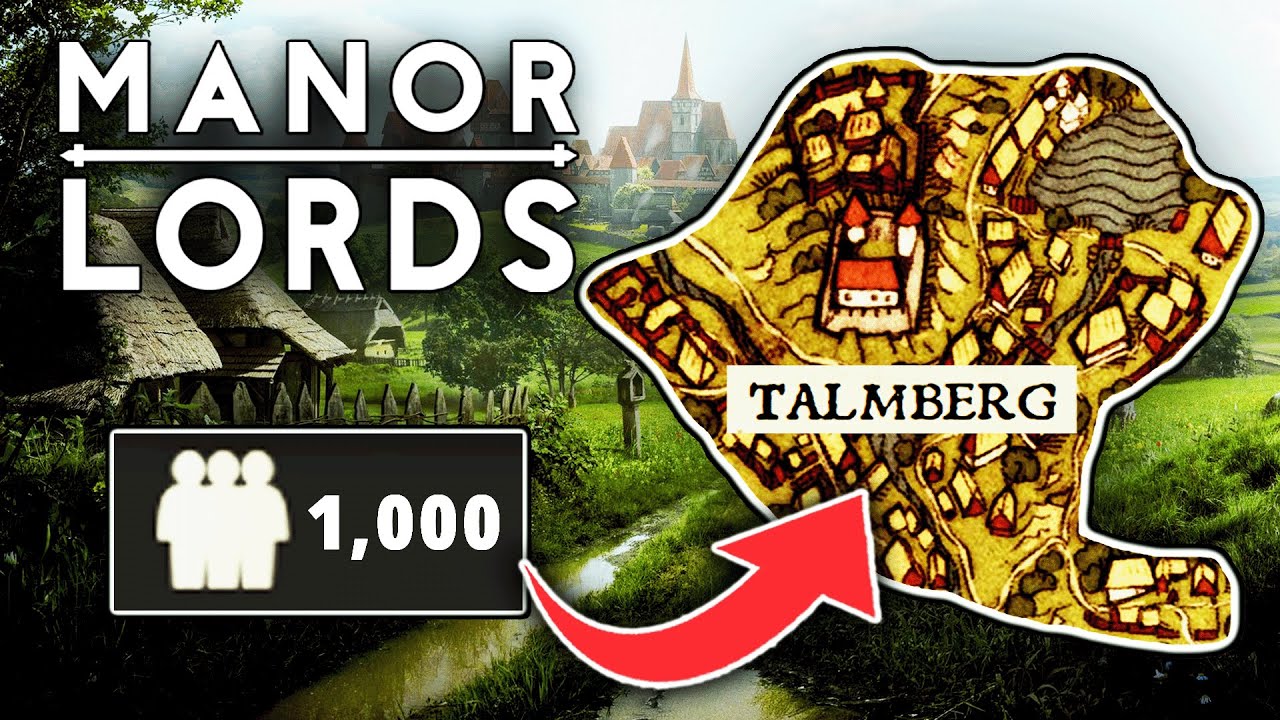 Getting Talmberg to 1000 population in Manor Lords - YouTube