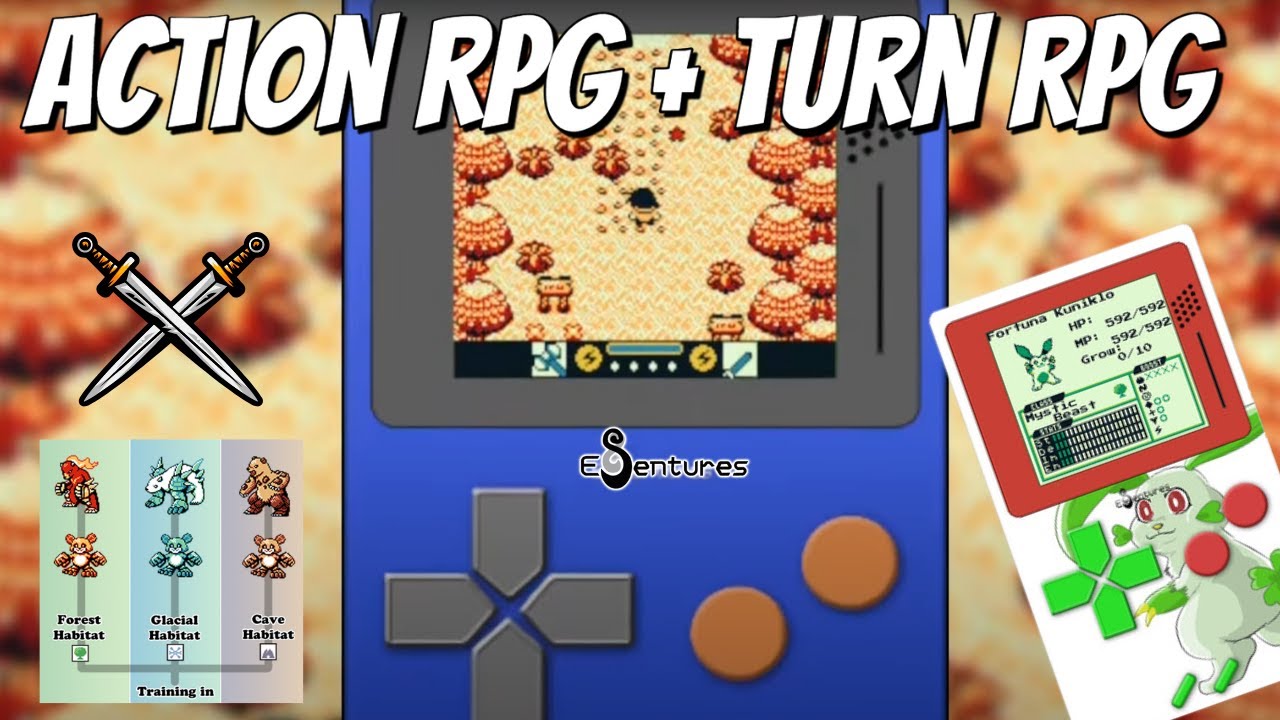 Action RPG + Turn RPG at the SAME TIME! | Essentures - YouTube