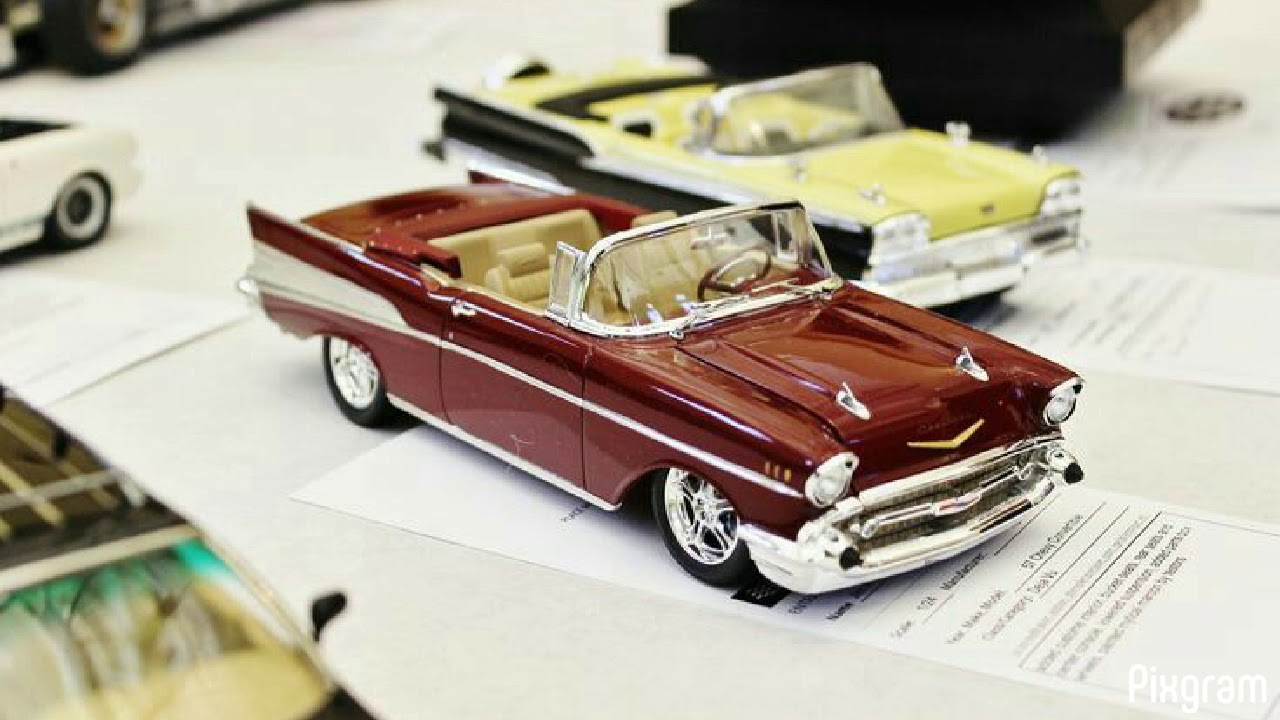 Custom Scale Model Tri-Five Chevy Cars - YouTube