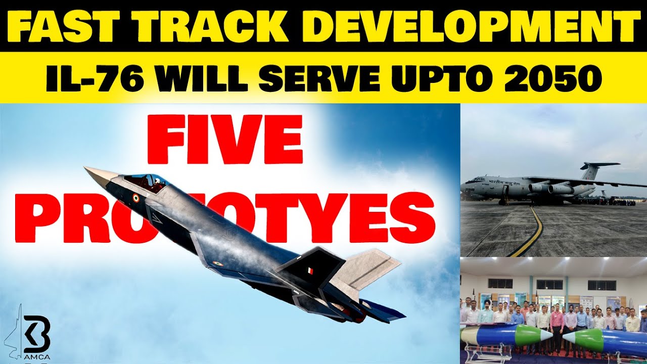 Indian Defence News:AMCA Fast Track Development-2028,IAF will operate ...