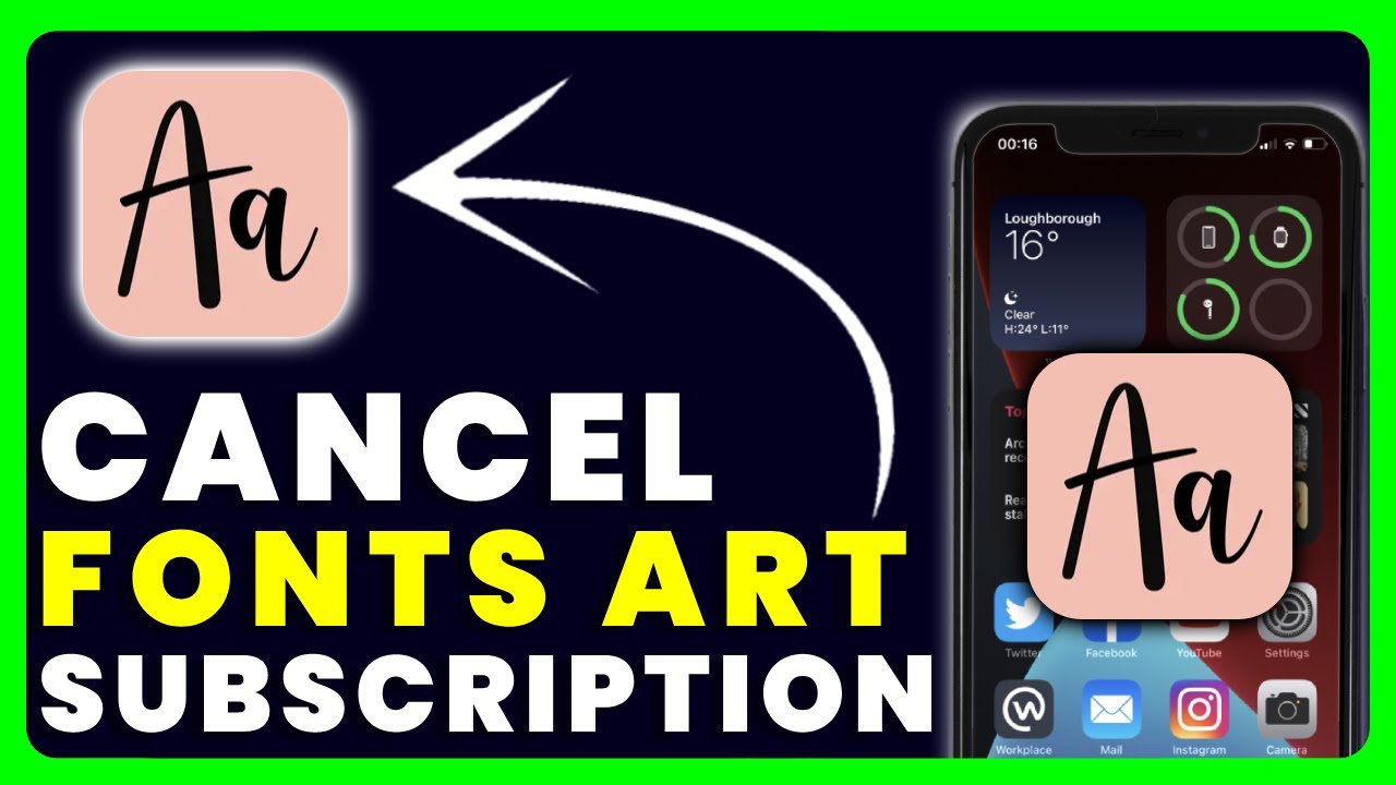 How to Cancel Fonts Art Subscription - YouTube