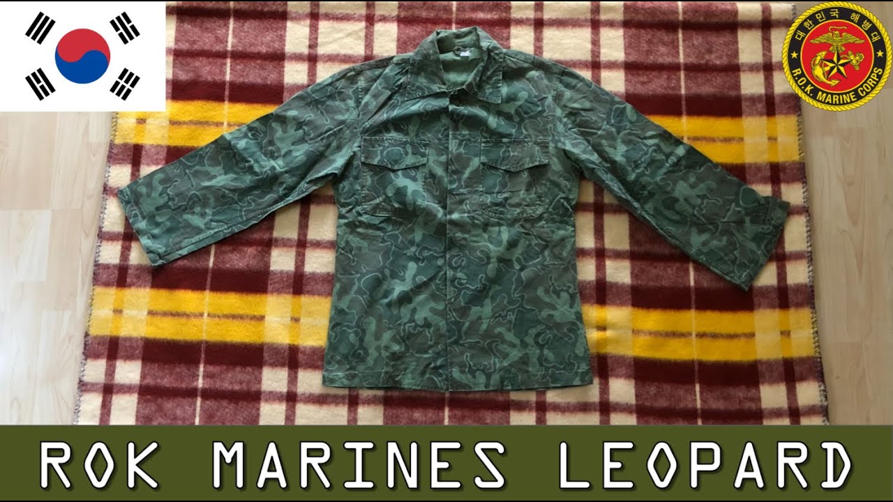 South Korean Marine Corps Leopard/Jigsaw Camo 1976 - YouTube
