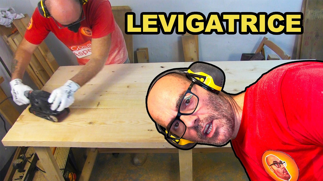 RIFINISCO con la Pialla la superficie del tavolo da FALEGNAME - YouTube