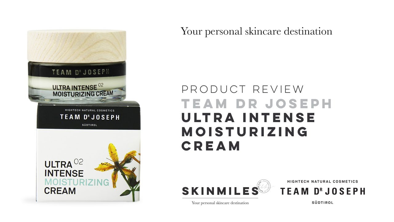 Product Review: Team Dr Joseph Ultra Intense Moisturizing Cream - YouTube