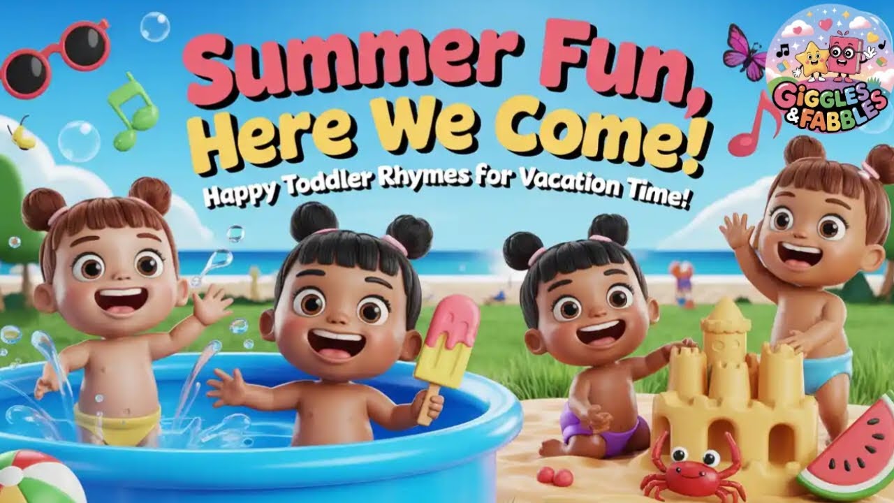 Summer Fun, Here We Come! ☀️🎵 | Happy Toddler Rhymes for Vacation Time ...