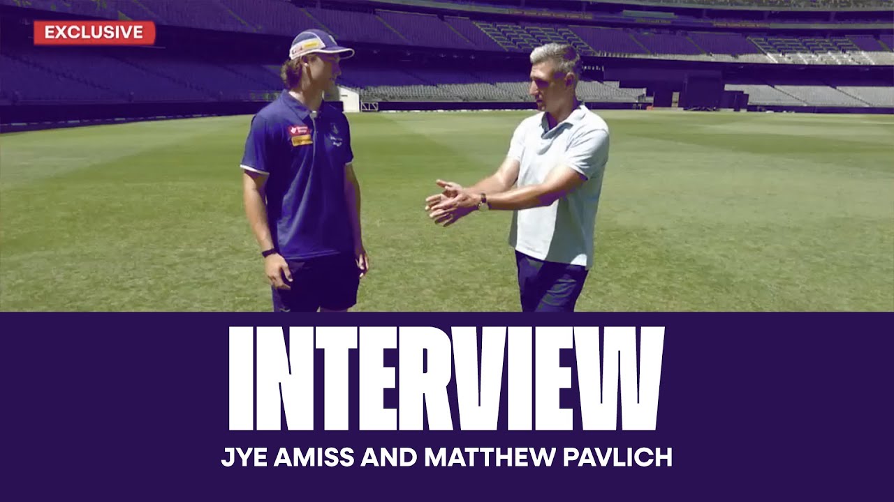 Jye Amiss and Matthew Pavlich chatting tactics 😍 - YouTube