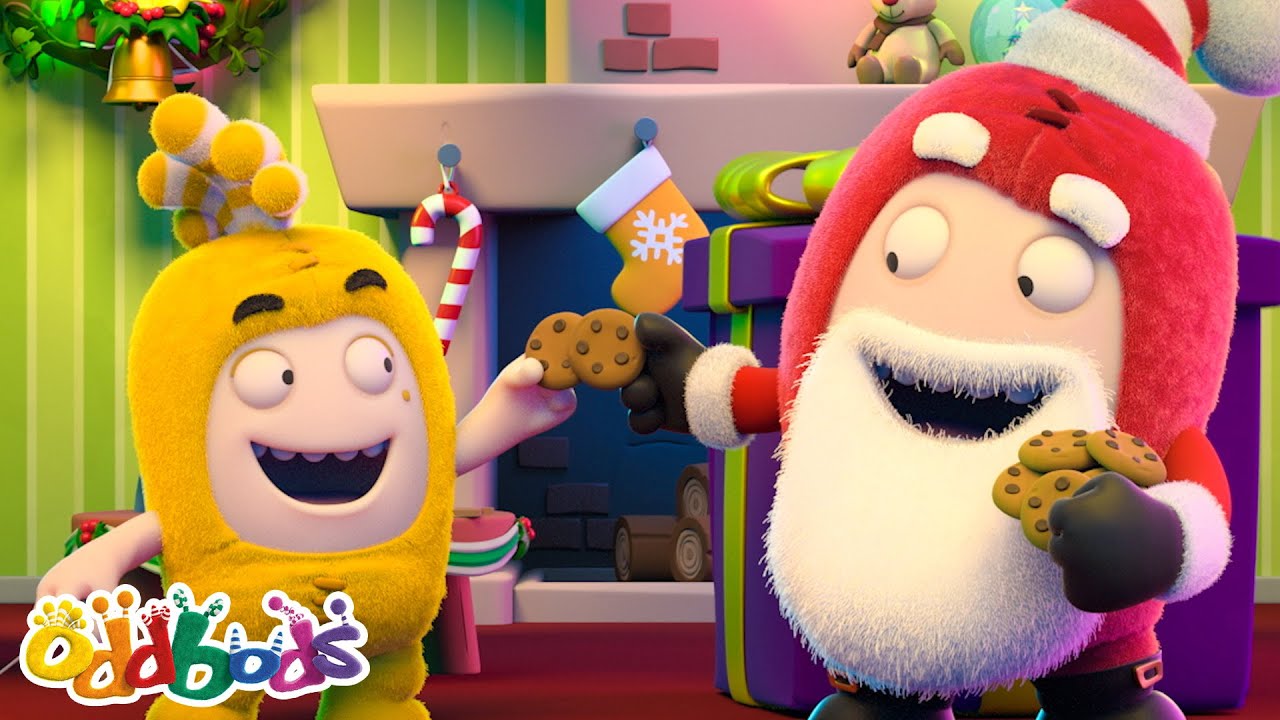 Santa Loves Cookies! 🍪 | 1 Hour of Oddbods Full Episodes | Funny Food ...