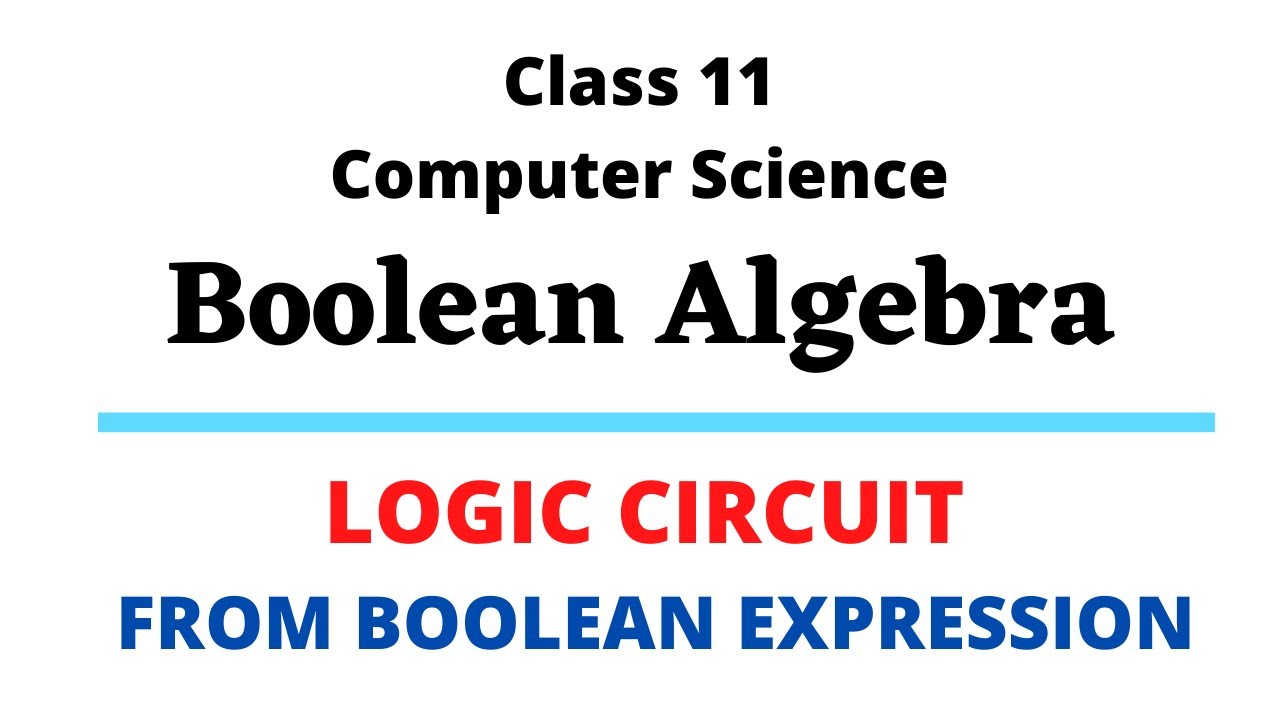 How to Create Logic Circuit from Boolean Function / Expression - YouTube