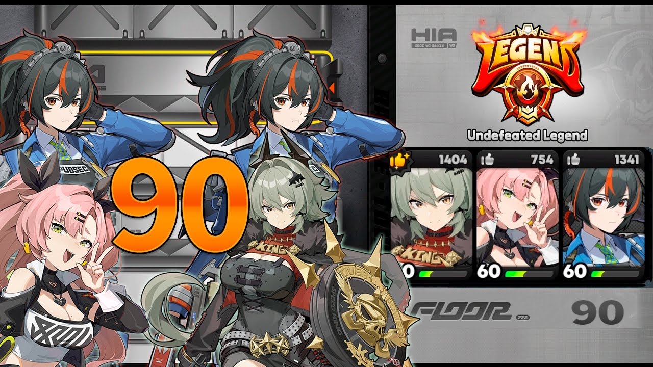 Zenless Zone Zero - Battle Tower Endless Floor 90 - YouTube