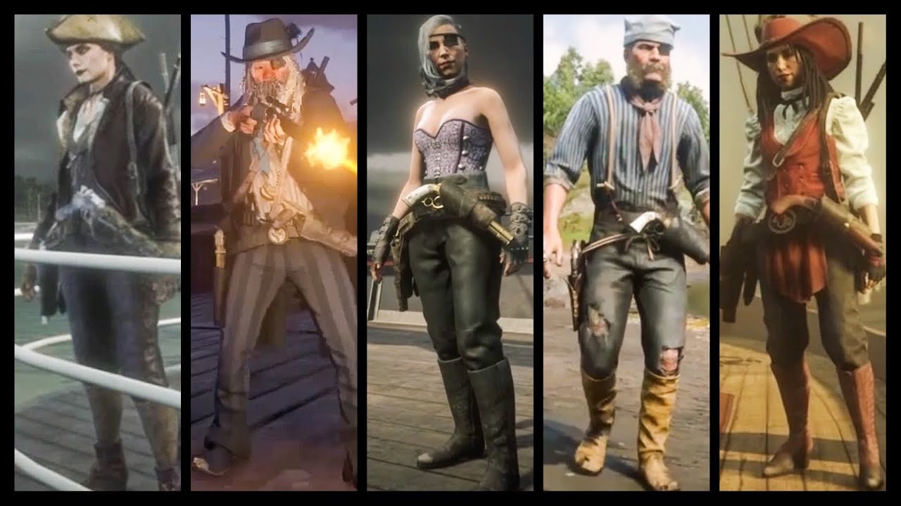 Red Dead Online | Pirate Outfit Ideas - YouTube