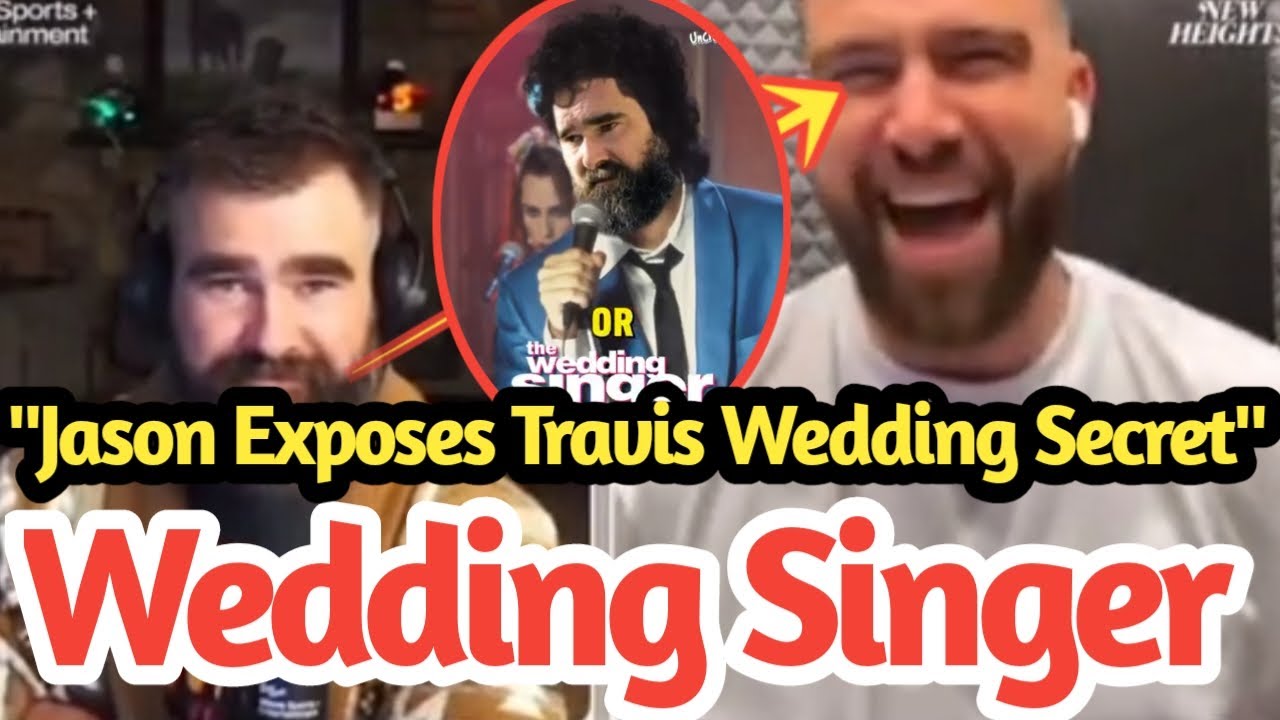 "Jason Kelce HINTS Fans at Travis Kelce & Taylor Swift's WEDDING, Making Travis BLUSH and Go ...