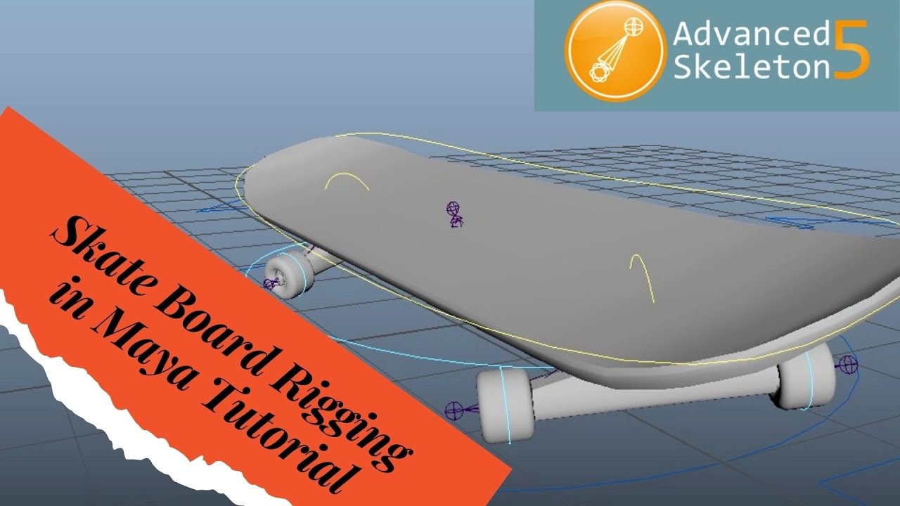 SkateBoard Rigging in Maya - YouTube