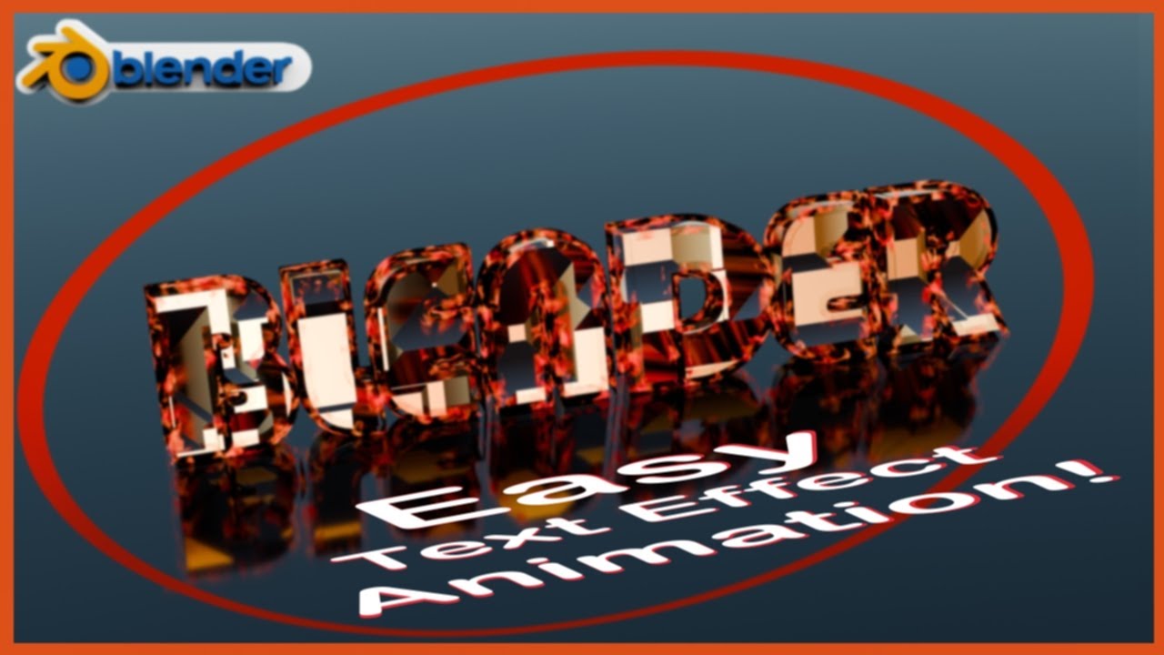 Blender Tutorial: How to Make Cool Text Effect Animation in Blender ...
