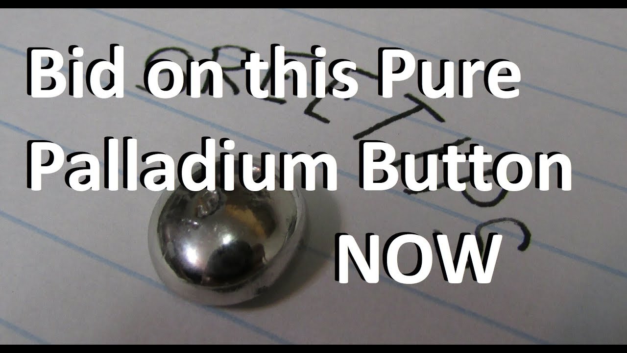 Melting Pure Palladium With Oxy Acetylene - YouTube