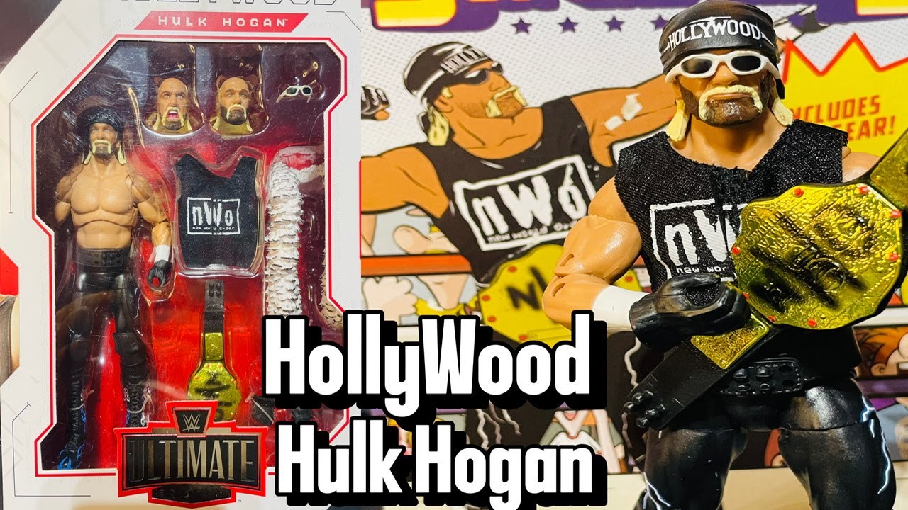 Hollywood Hulk Hogan WWE Mattel Ultimate Edition Toy Fig Review Box Rip ...