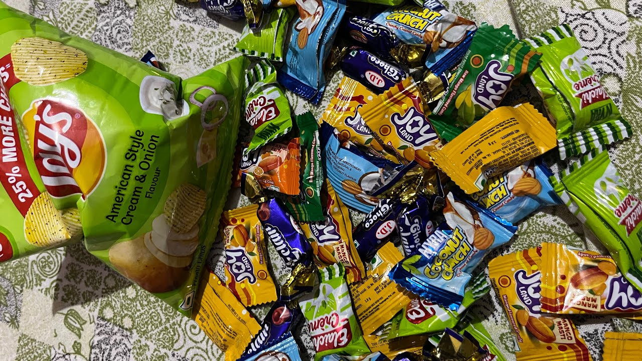 Lots of candies chocolates ||opening gems surprises toy|| dairy milk ...