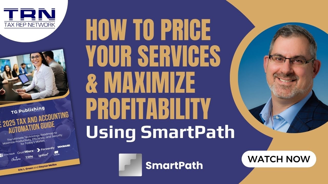 How to Price Your Services & Maximize Profitability Using SmartPath | Tax Rep Network - YouTube