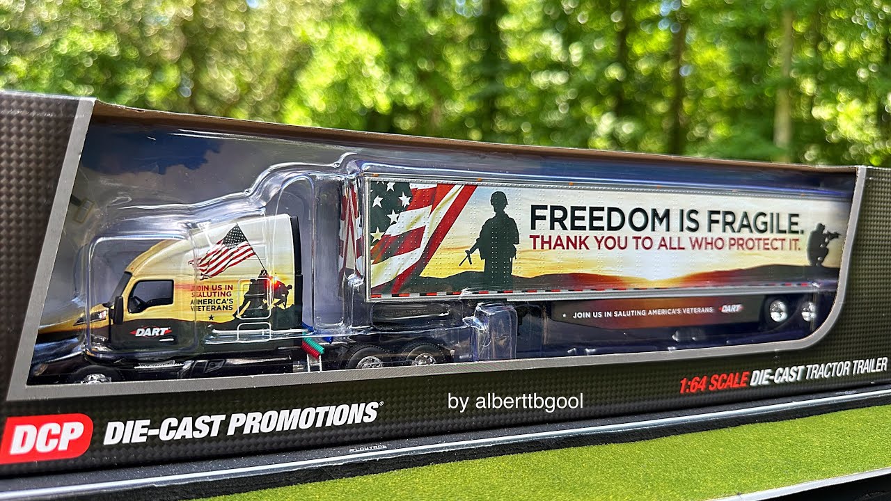 DCP 1/64 Kenworth T680 Dart Military - YouTube