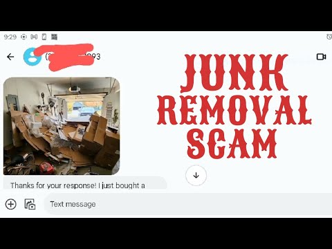 this person tried to do a junk removal scam. #junkremoval #scammer ...