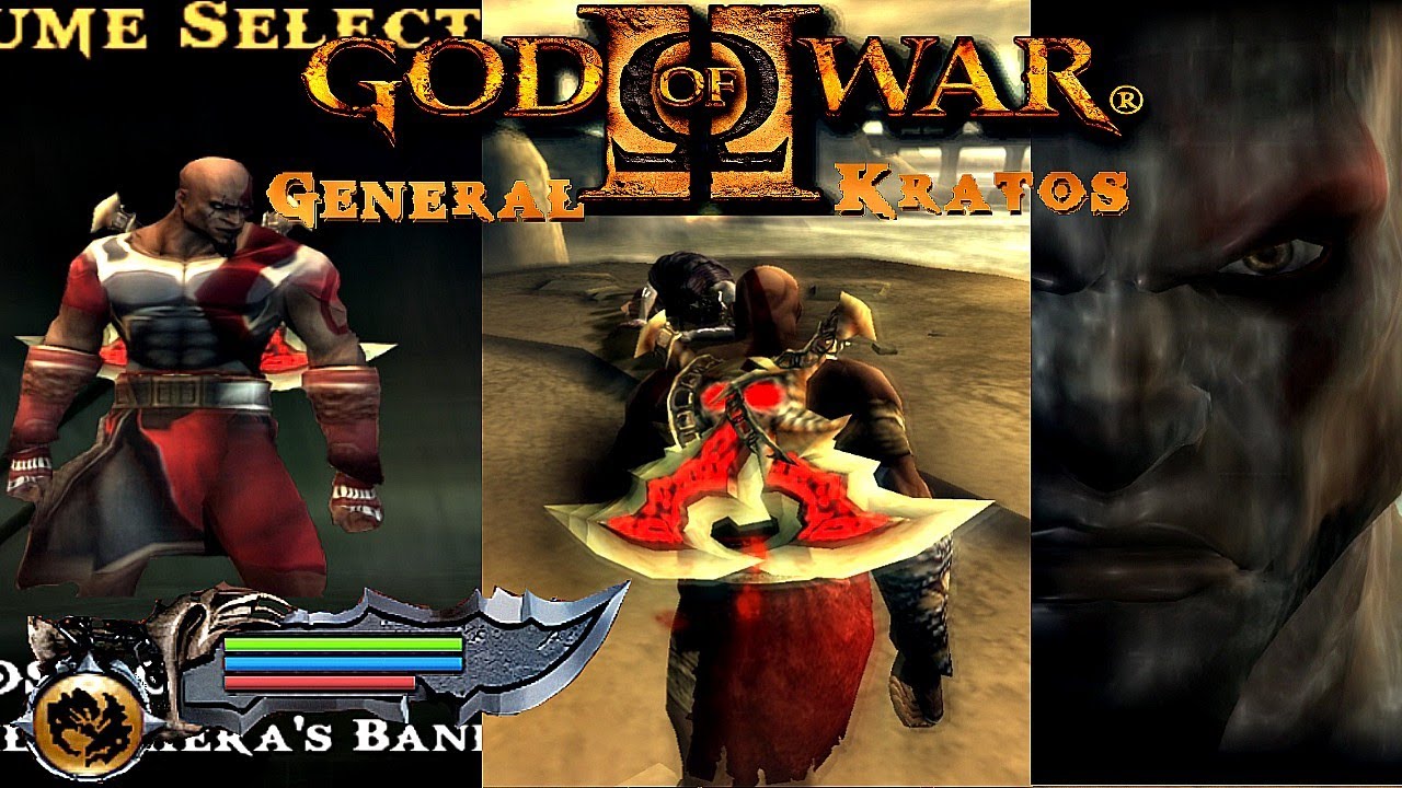 GOW GOS mod GOW 2 General kratos + red & blue athena blades + GOW 2 UI ...