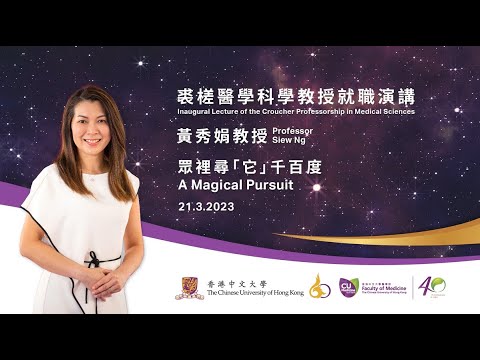 A Magical Pursuit by Prof Siew Ng: Inaugural Lecture of Croucher ...