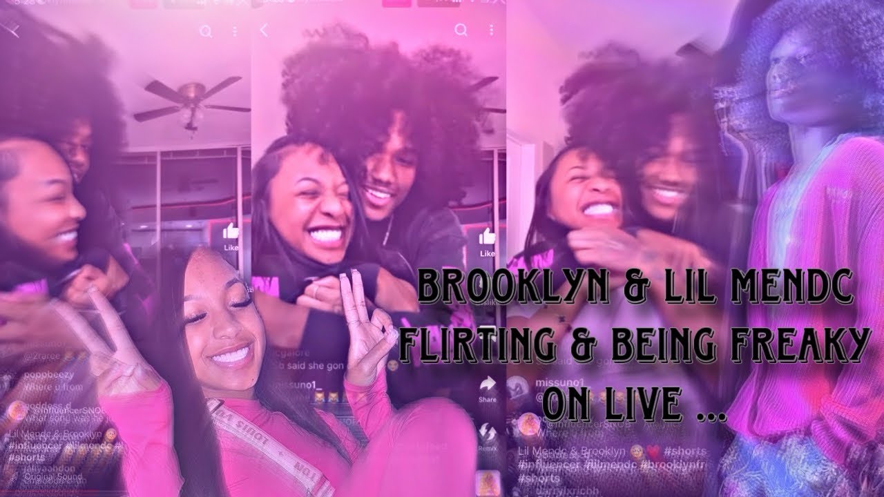 Lil Mendc & Brooklyn Flirting and Being Spicy On Live | Must Watch 🌶️ ...
