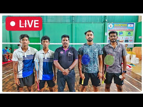 LIVE🔴 ALL INDIA SHUTTLE BADMINTON MENS DOUBLES TOURNAMENT - YouTube