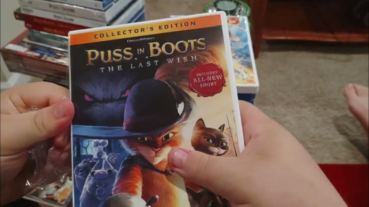 Puss in Boots: The Last Wish DVD Unboxing (Grandma's House Version ...