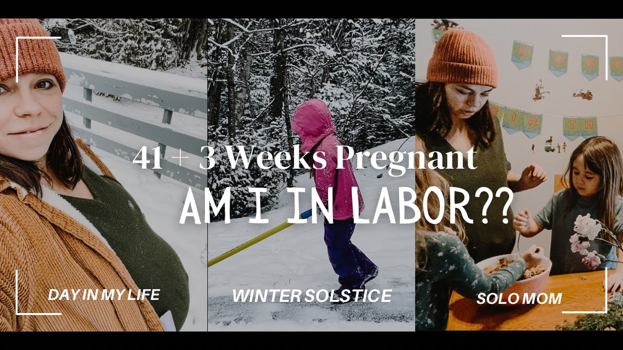 Am I In Labor?? Winter Solstice Solo Mom Day In The Life - YouTube