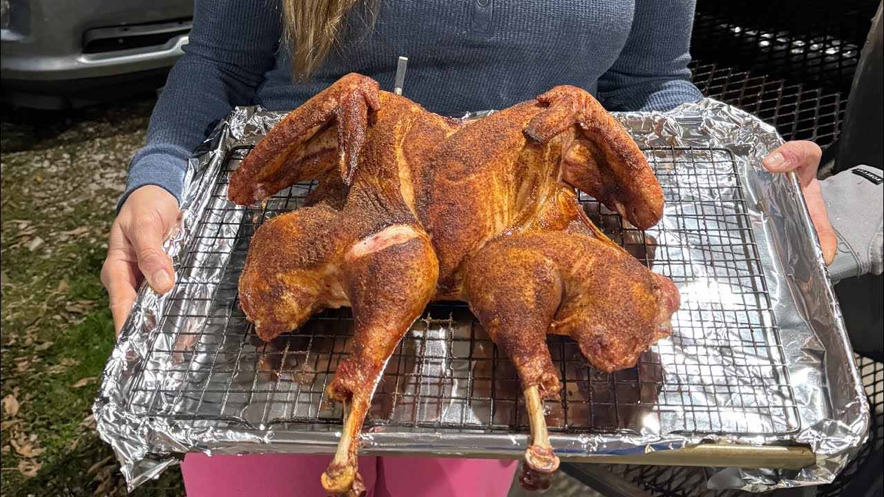 Cleaning Out the Freezer and Smoking a Turkey and a Ham 🔥 - YouTube