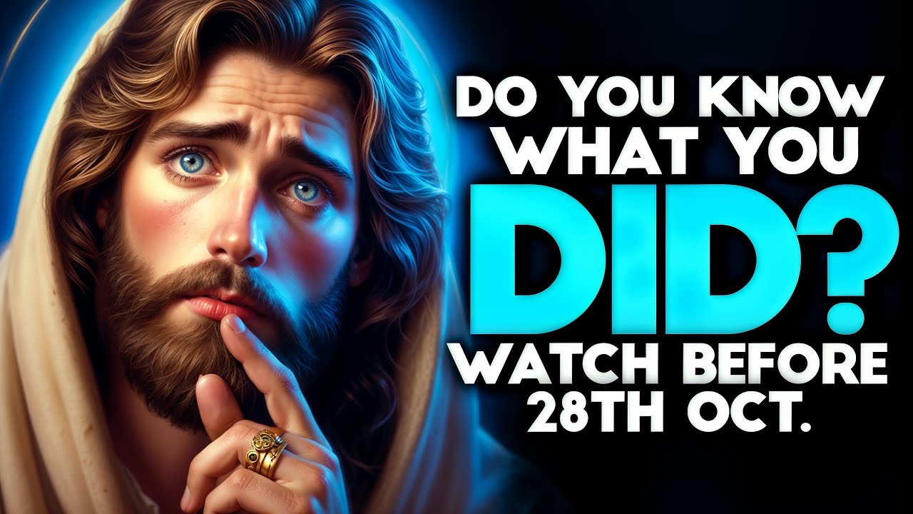 🔴GOD SAYS- DO YOU KNOW WHAT YOU DID? | Gods message | Gods Support ...