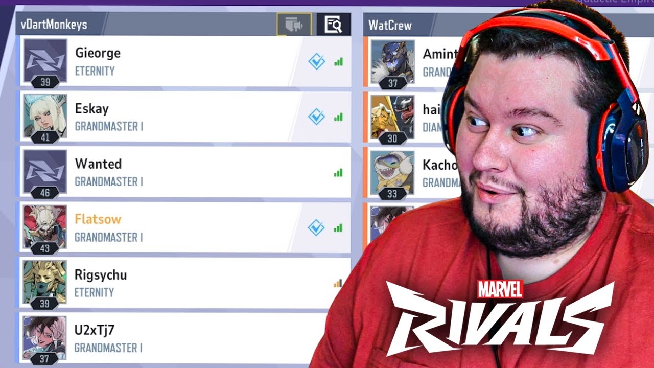 Marvel Rivals Tournament Squad | Flats Vods - YouTube