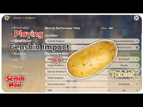 Playing Genshin Impact on Potato Tablet - YouTube