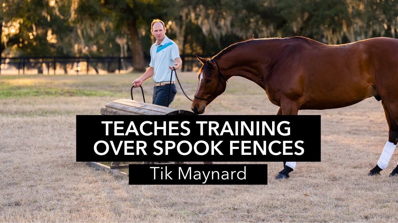 Tik Maynard Teaches Training Over Spooky Fences - YouTube