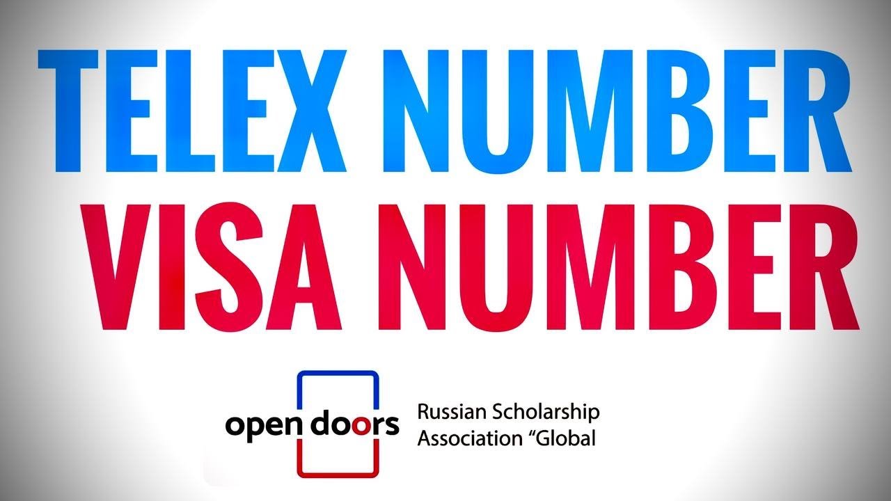 Importance of Telex Number or Visa Number; Visa Application form ...