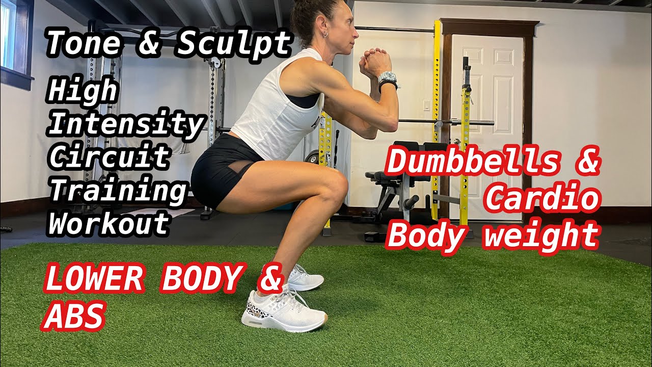 Tone & Sculpt FULL BODY-high intensity circuit training- weights ...