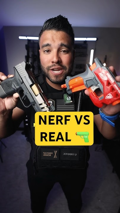 NERF Gun VS Real Gun [what’s the difference] - YouTube