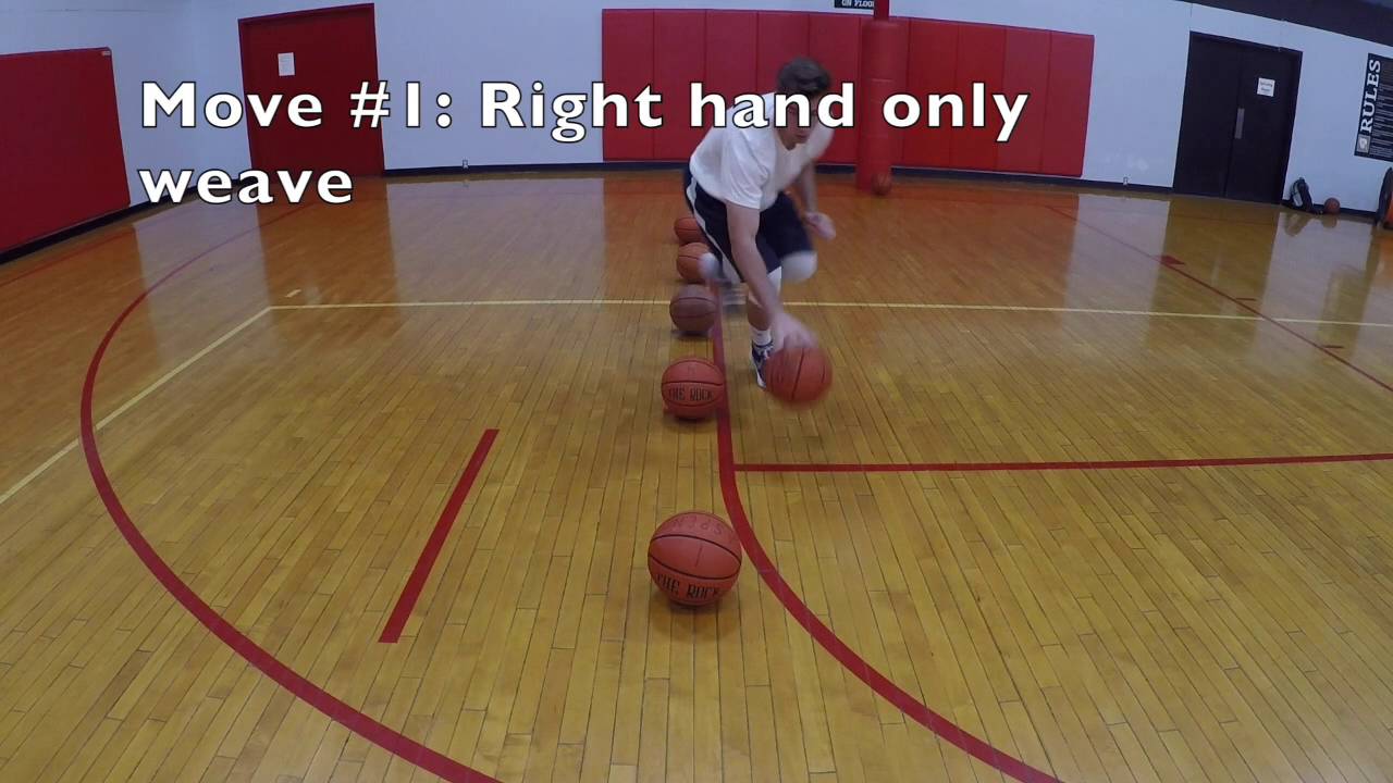 The Basketball Engineer - 5-Cone Weave ball-handling - YouTube
