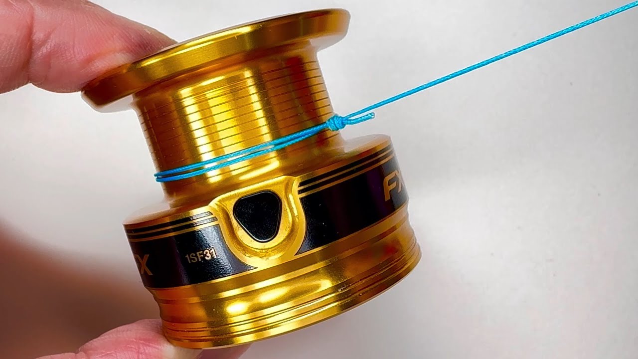 Securing a Fishing Line to a Spool with the Uni Knot 🎣 - YouTube