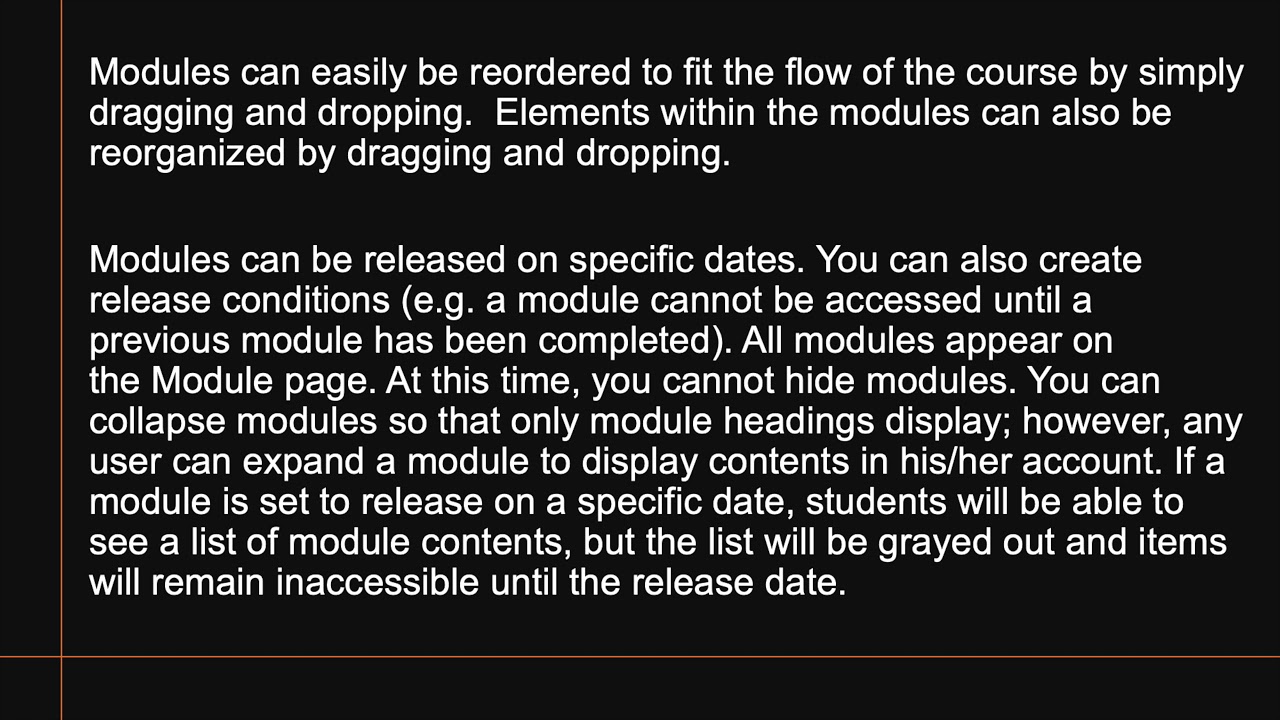 Modules and Pages in Canvas - YouTube