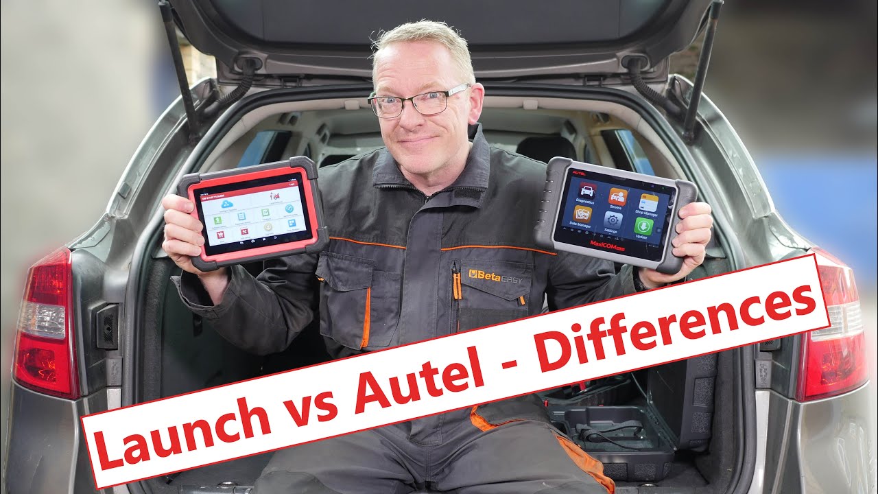 Launch VS Autel - Brief comparison of the Launch X431 CRP919EBT vs the Autel 808 - YouTube