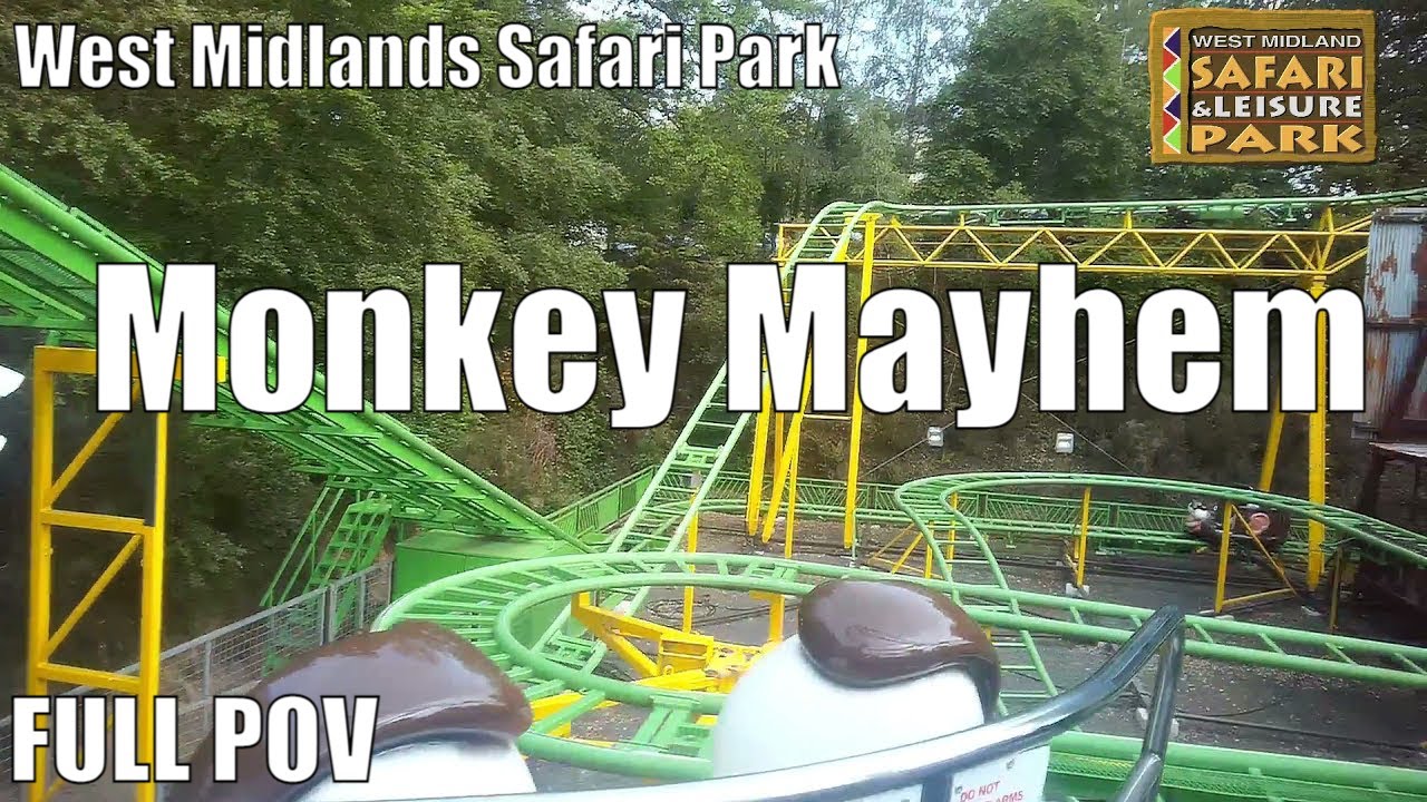 Themepark POV | Monkey Mayhem | West Midlands Safari Park ...