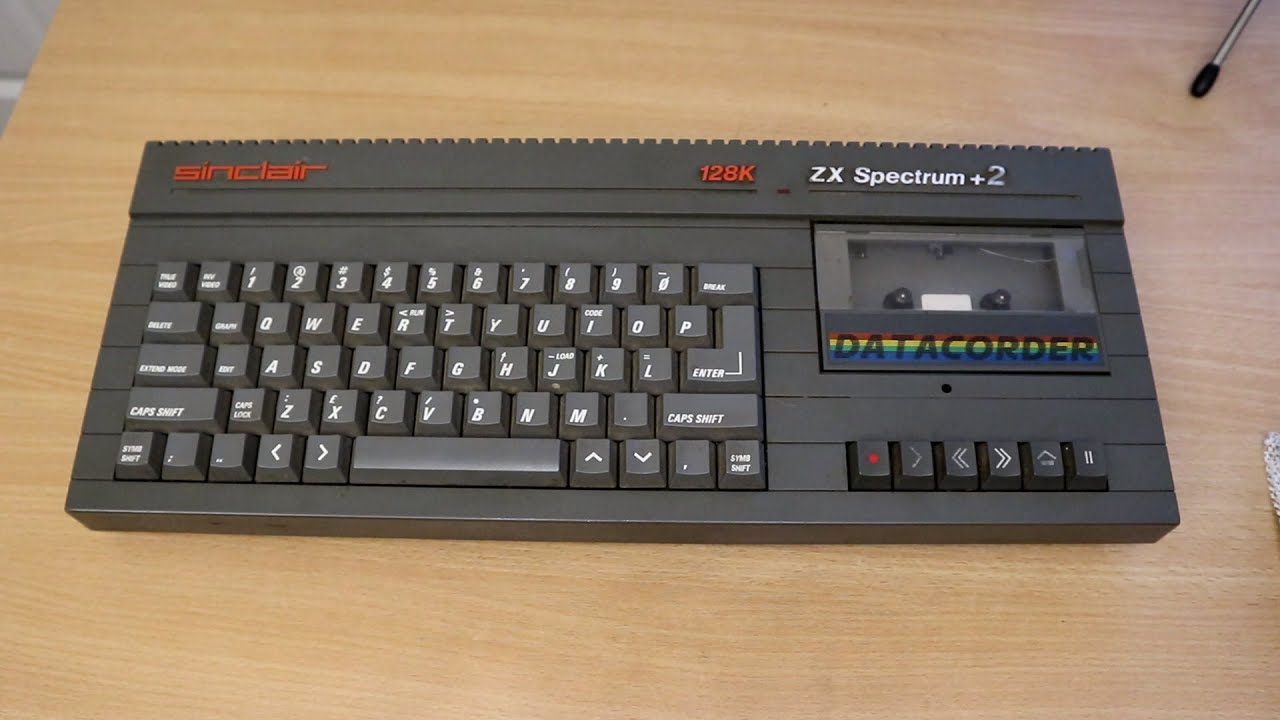 Spectrum 128 grey repair - YouTube