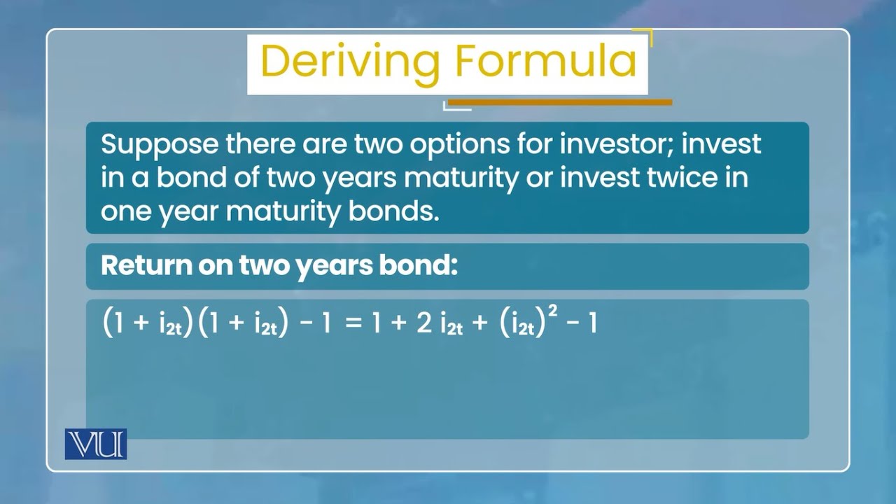 Term Structure of Interest Rate - 2: Deriving Formula | Monetary ...