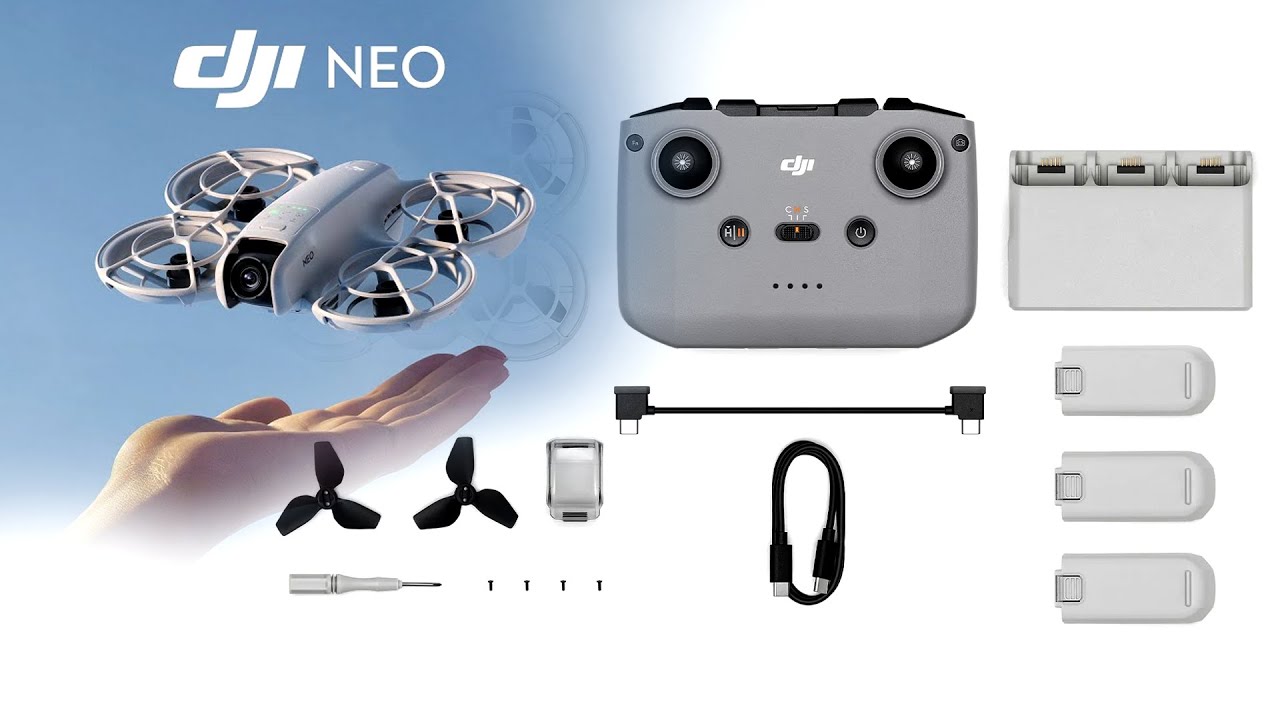 New DJI NEO Drone Fly More combo Pack what inside the box ...