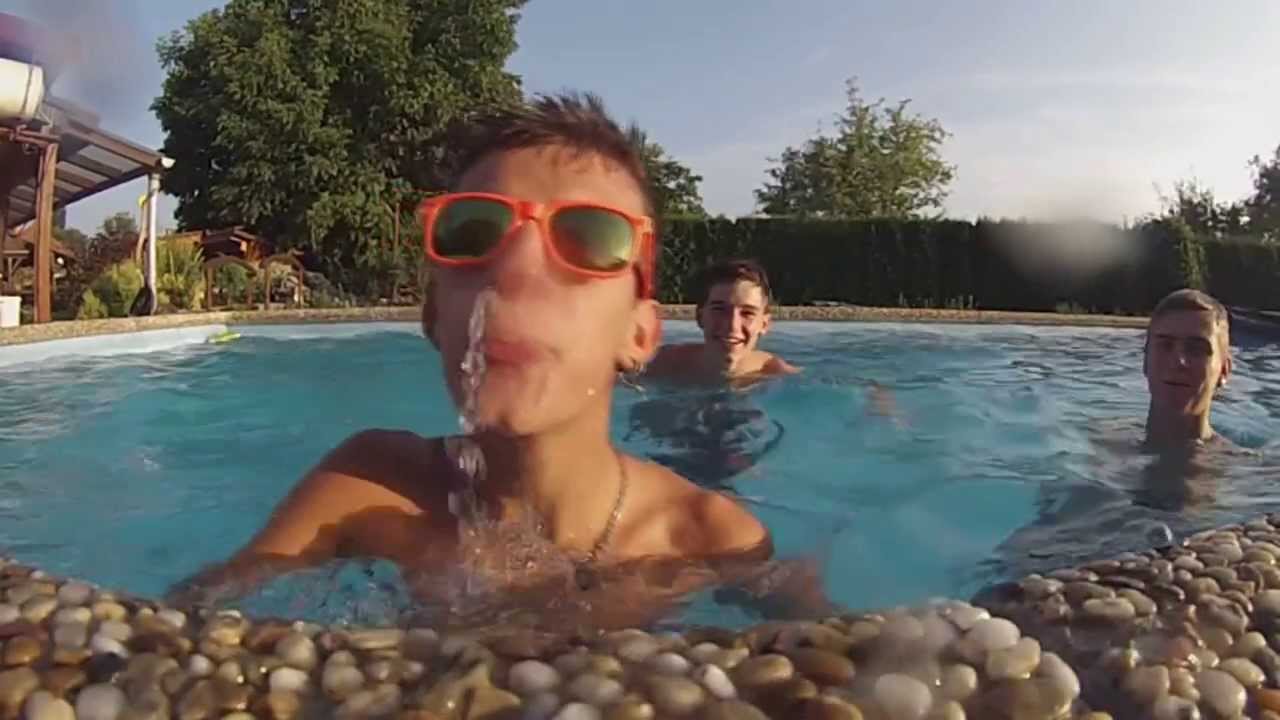 GoPro HERO3: Swimming pool - Kúpačka Skačany 2013 - YouTube