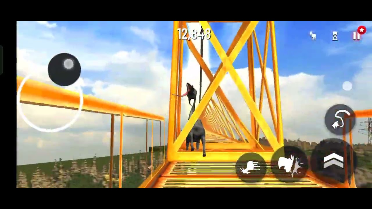 Goat simulator with witch - YouTube