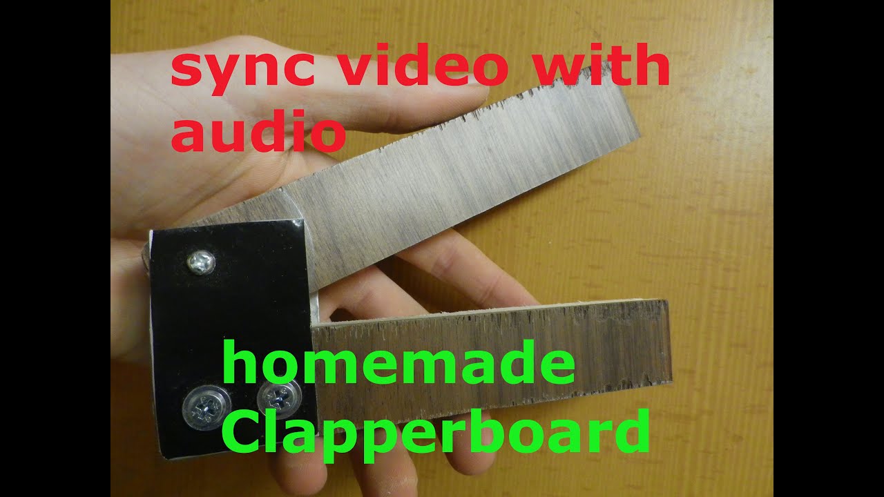 make a Clapperboard - YouTube