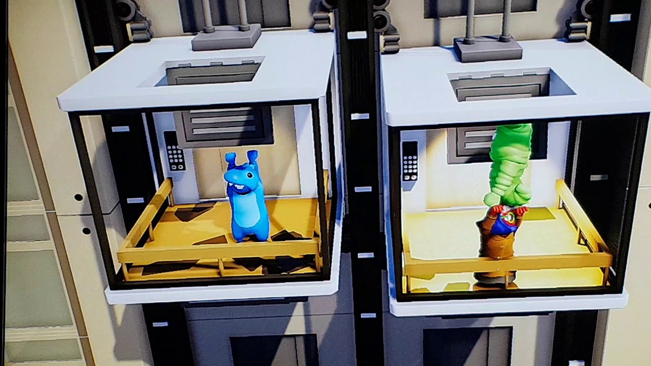 Chaotic elevator gang beast madness - YouTube
