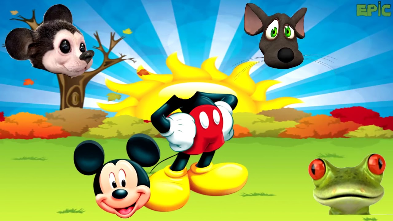 Mickey Mouse And Friends Jumping On The Cliff - YouTube
